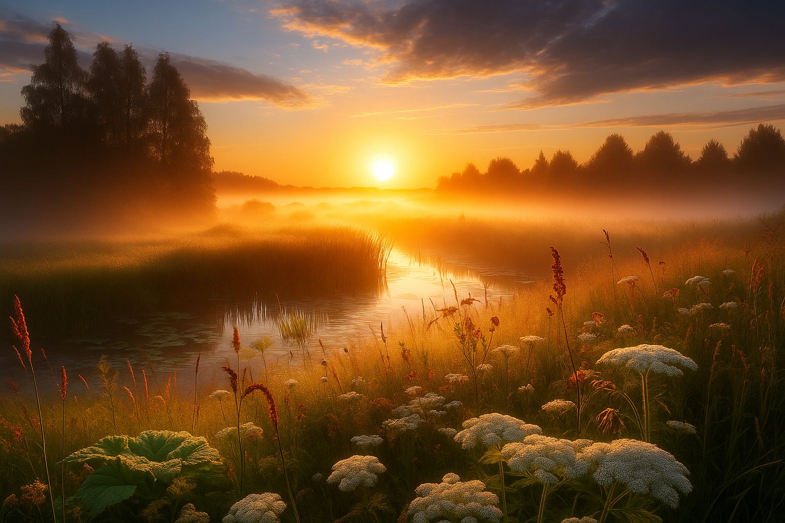 Sunny landscape by natashaneit — YouPic