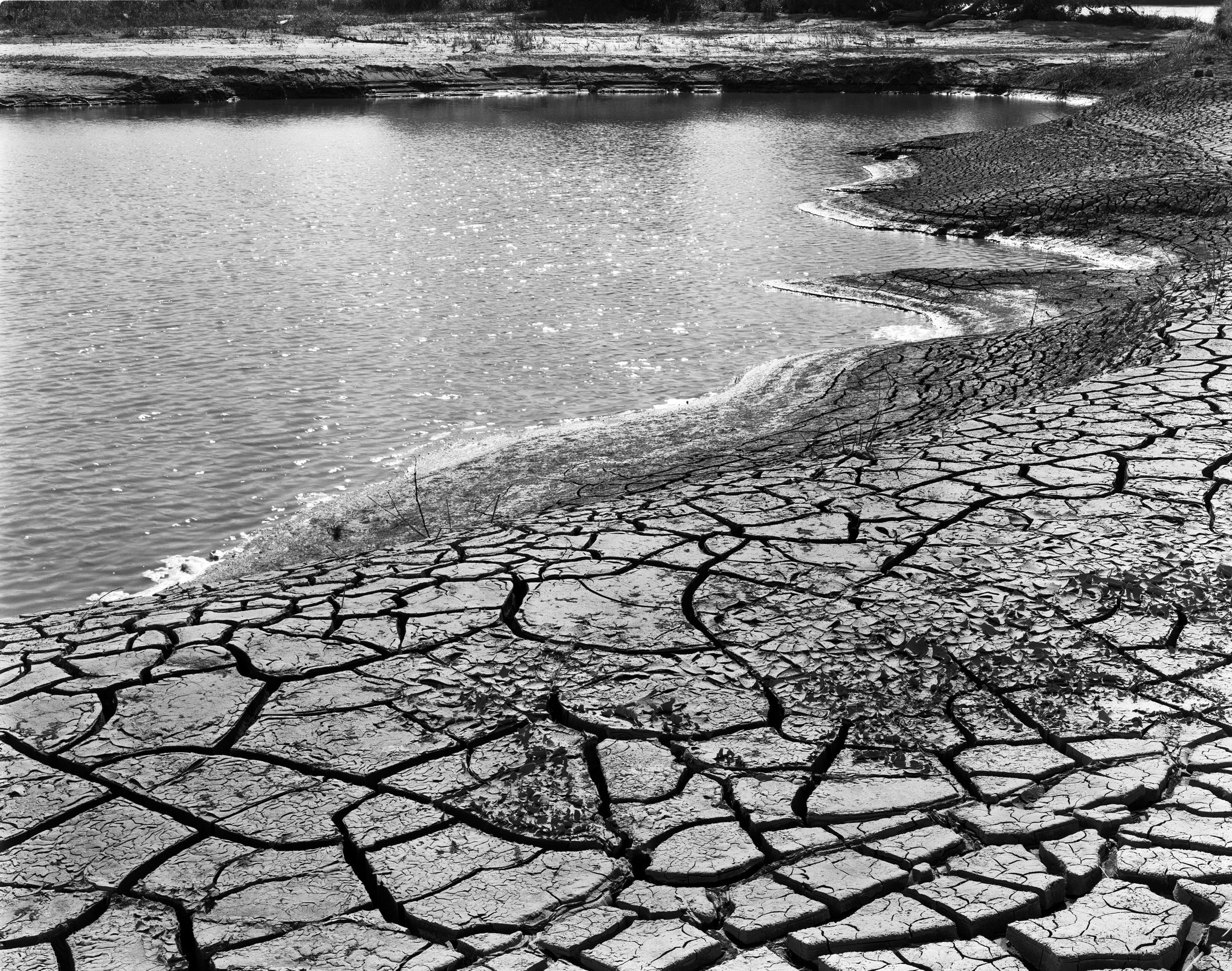 Cracked Mud Missouri River bottom, Easley Missouri. by Alexander ...