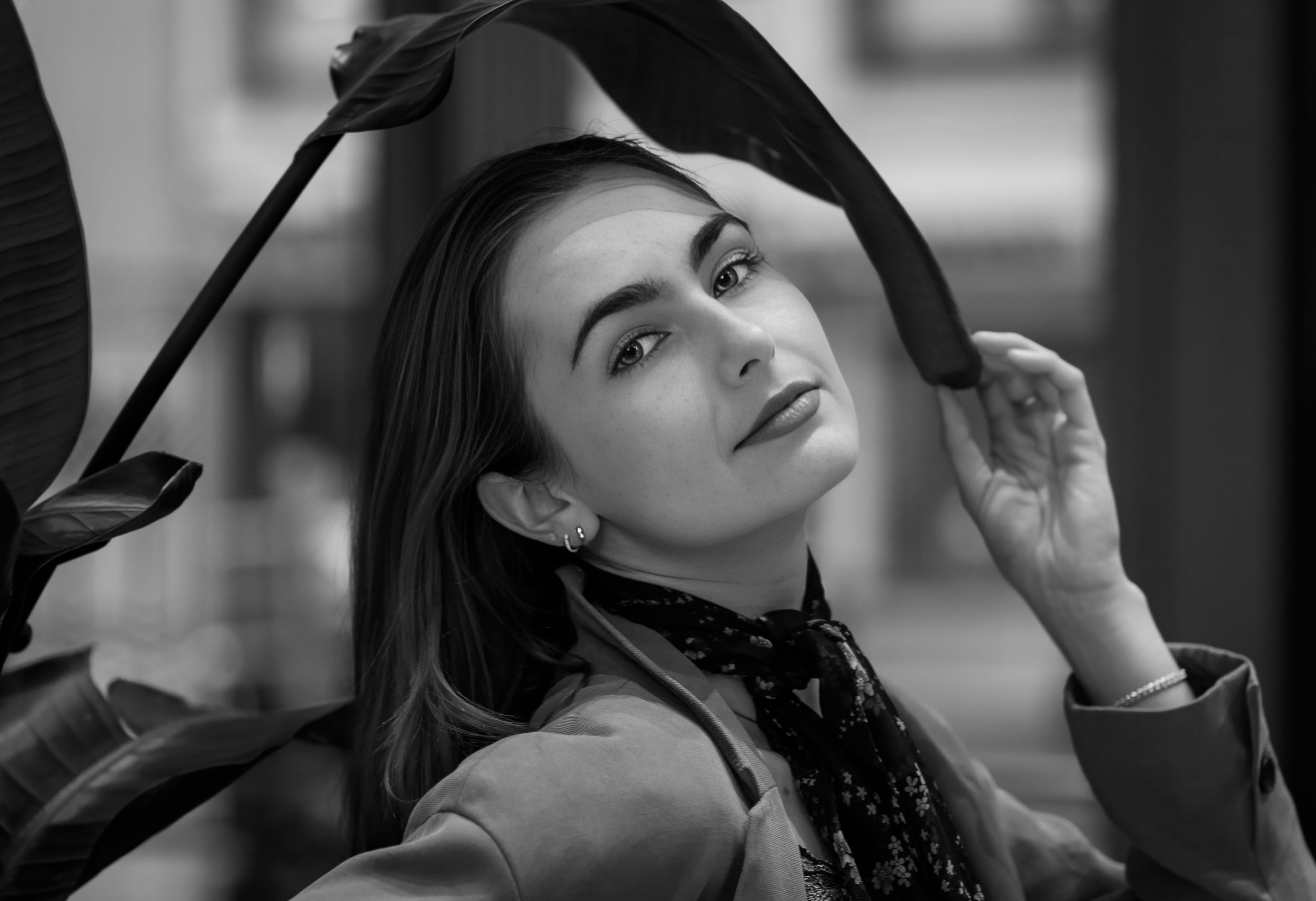 Calm, cultivated, and entirely her own in black and white by Alan ...