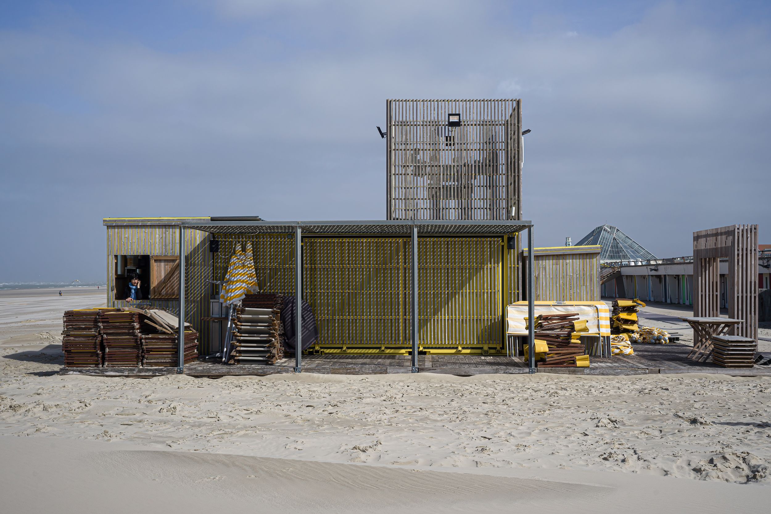 Deckchairs in Waiting by OPENPAGE on YouPic