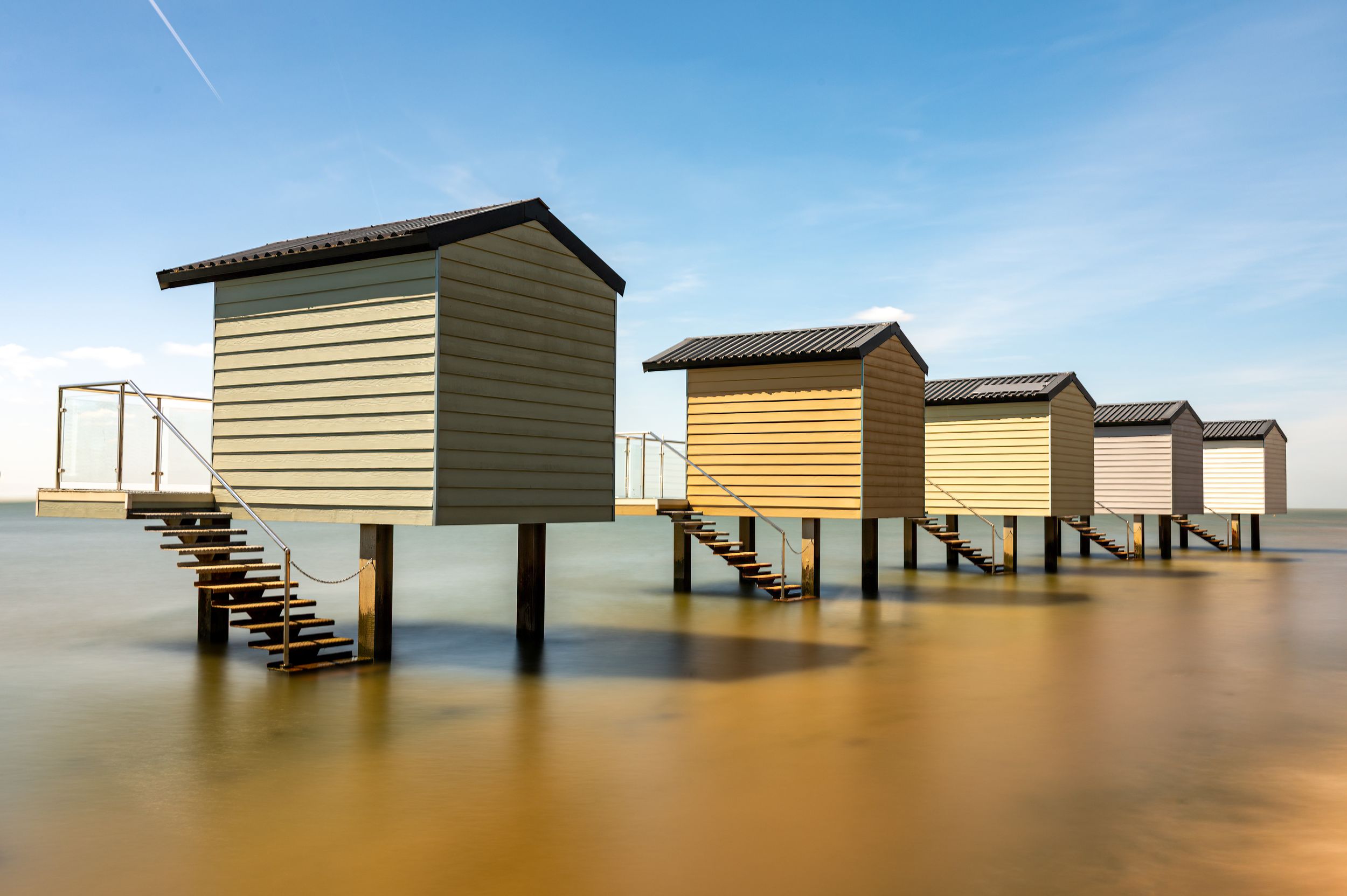 Osea Beach Huts by Shaun on YouPic