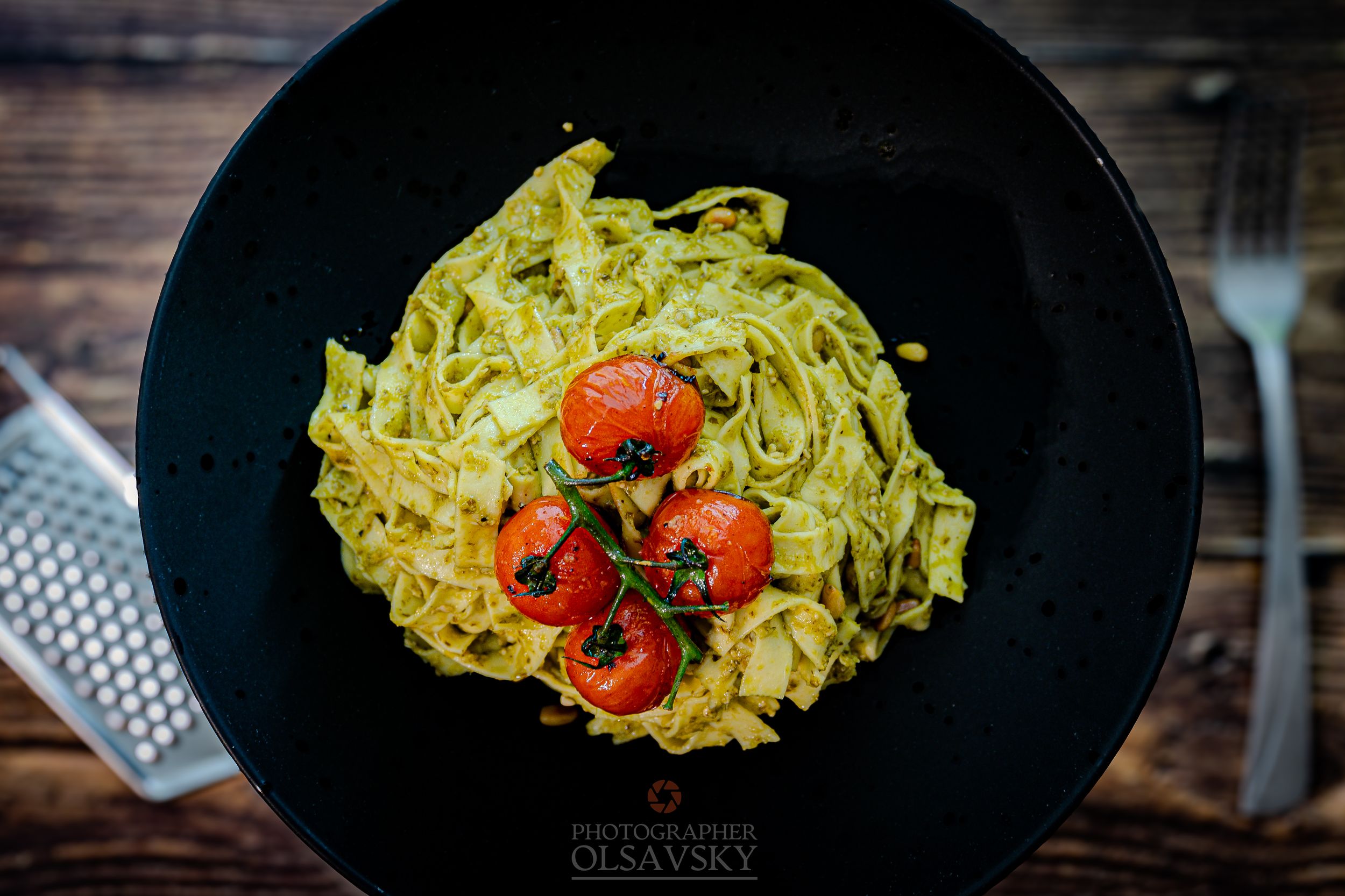 Tagliatelle pesto by Photographer Olsavsky on YouPic