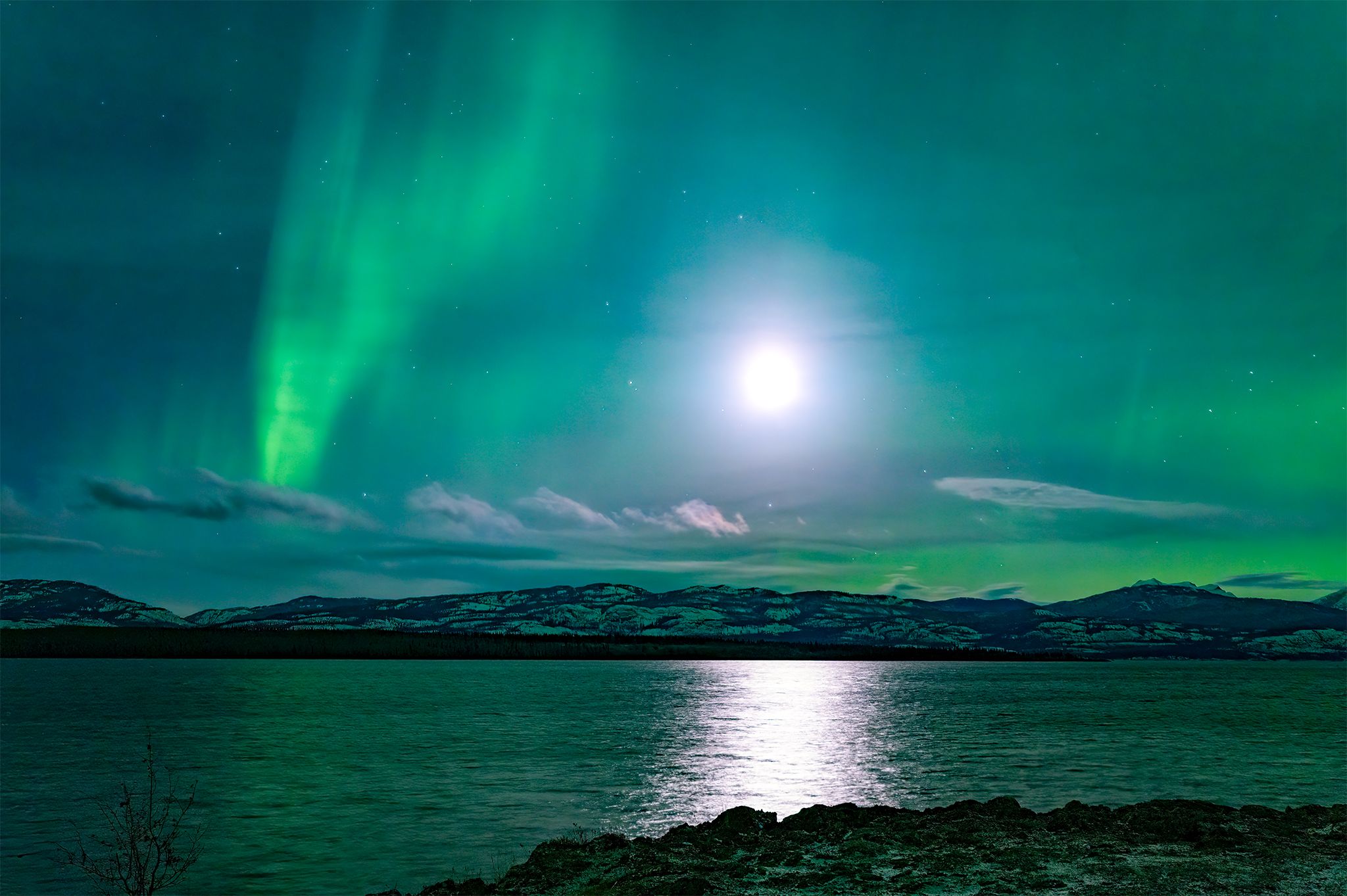 Lady Aurora dances with the old man in the moon by Naturally Charun on ...